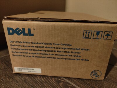 Dell 1815dn Black Toner Cartridge Standard Capacity Open Box Sealed Bag ...