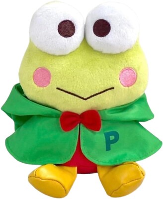 Sanrio Character Kero Kero Keroppi x Pickles the Frog Stuffed toy Rain ...