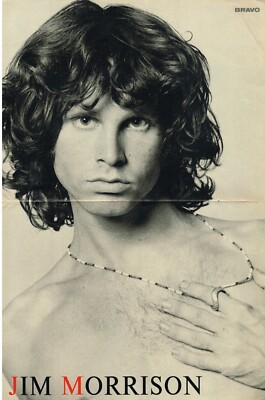Jim Morrison - shirtless - EMF - Ian Dench 16" x 11" Teen Magazine ...