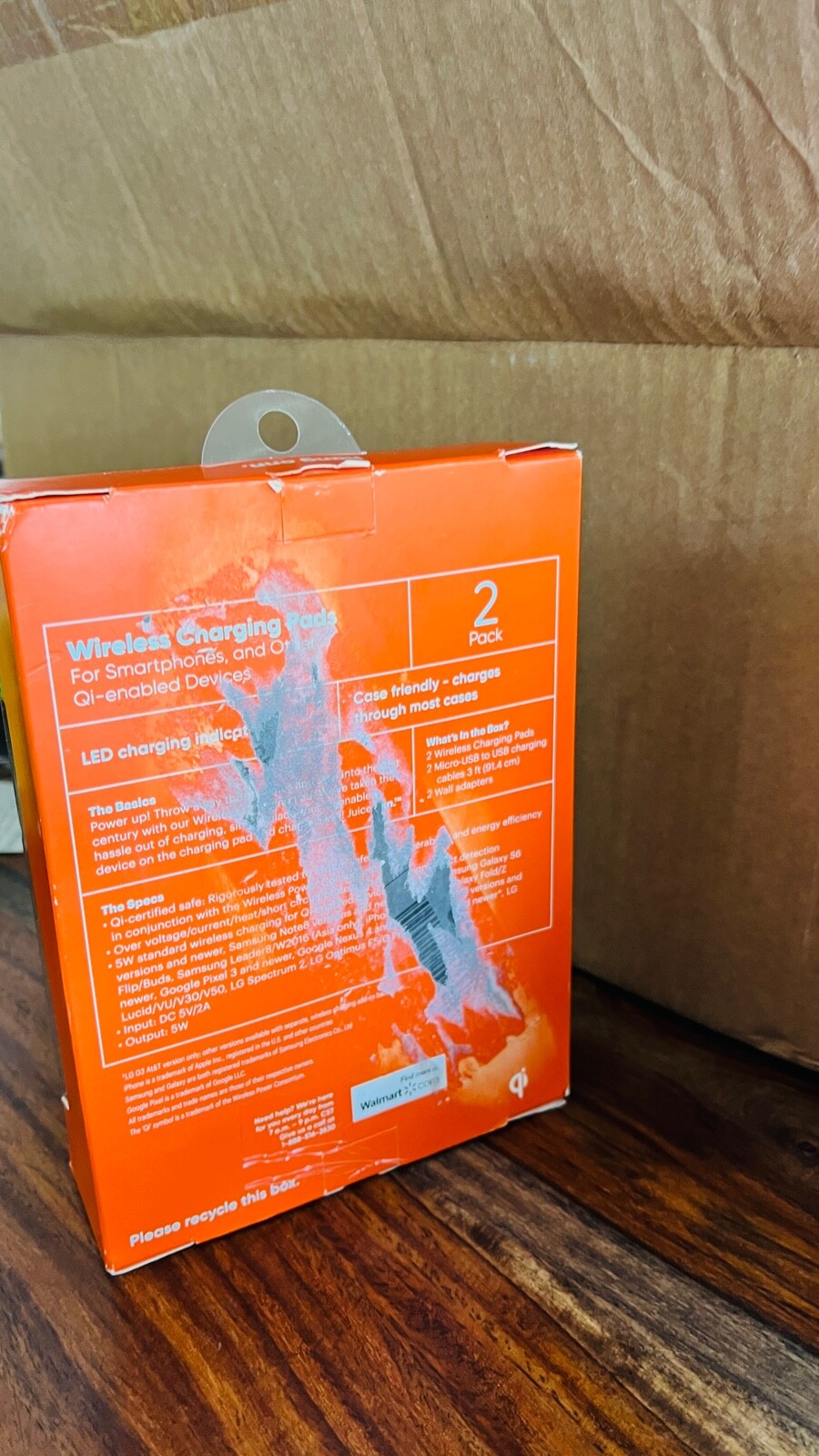 Juice onn Wireless Charging Pad Smartphones Tablets & Qi-enabled ...