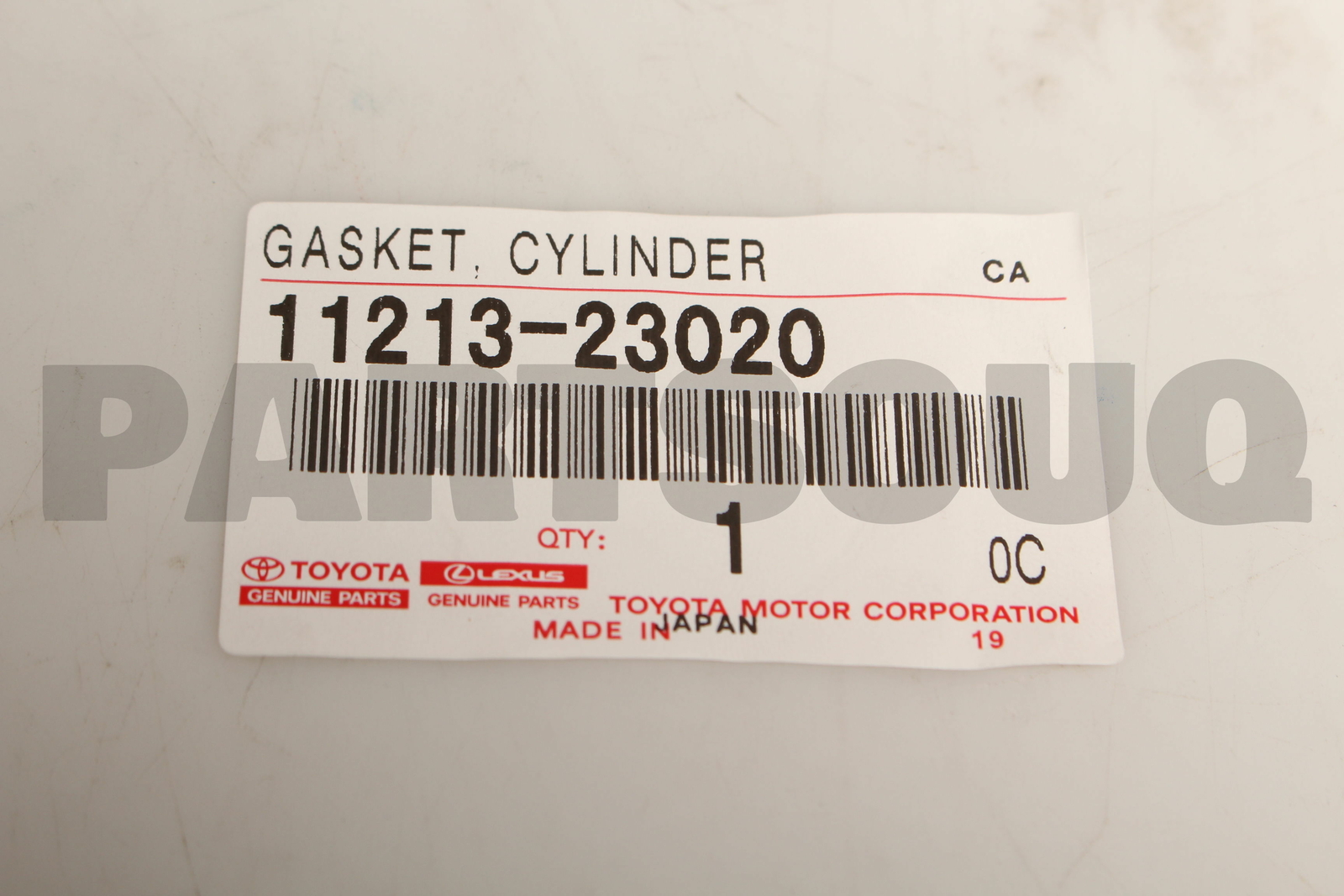 1121323020 Genuine Toyota GASKET, CYLINDER HEAD COVER 11213-23020 | eBay