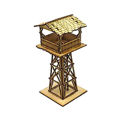 1:72 Scale Lookout Tower Building Model Kits Railway Layout for Sand ...