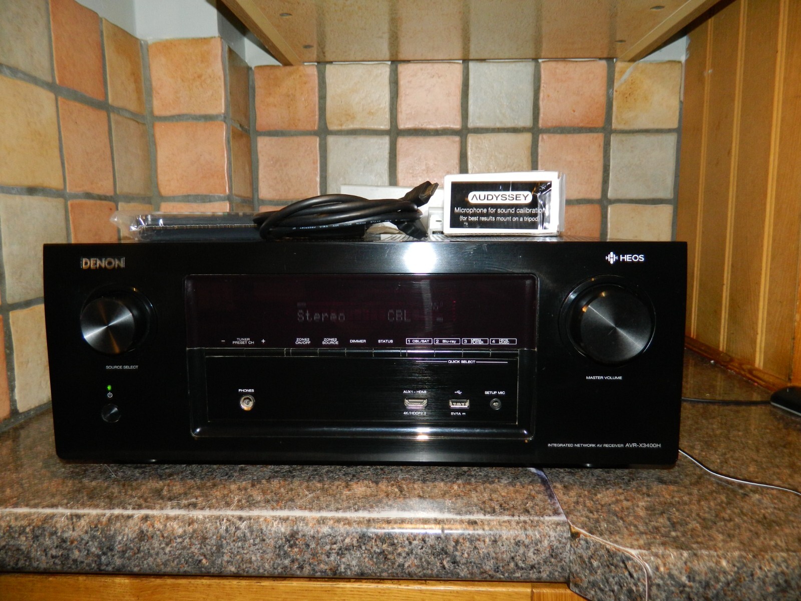 Denon AV Receiver AVR-X3400H 7.2 Channel | Grelly UK