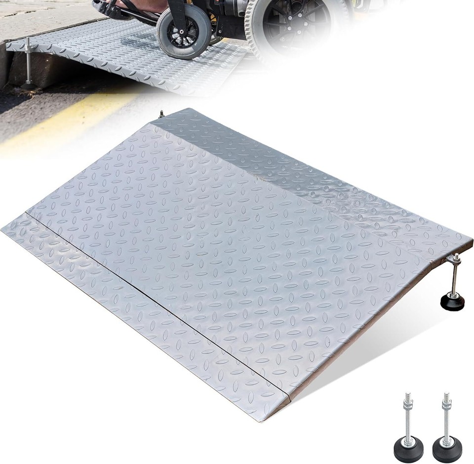 Door Threshold Ramp Handicap 3" to 6" for Doorway Wheelchairs Carts ...