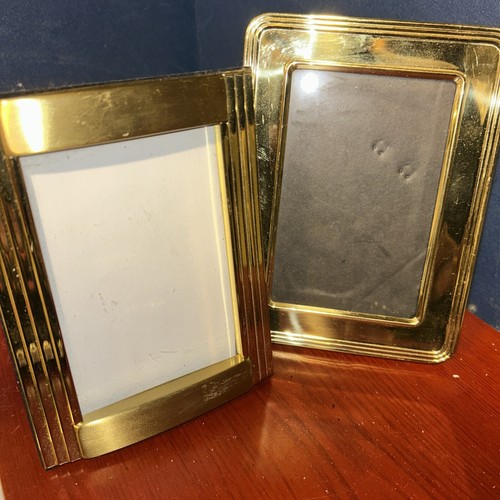 VTG MCM complimentary Pair DECO Brass PHOTO FRAMEs For 3x5 Picture | eBay
