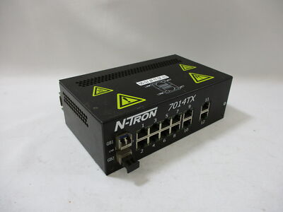 RED LION CONTROLS N-TR 7014TX ETHERNET SWITCH GIGABIT CAPABLE ...