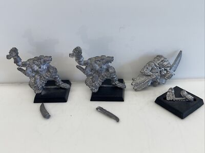 3 x Warhammer Skaven Chaos Ratmen Clan Eshin Gutter Runner Metal OOP ...
