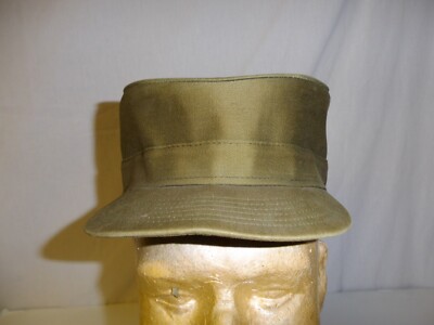 R25C-77 1950's-60's US Army Ridgeway Fatigue hat/cap Castro Elvis size ...