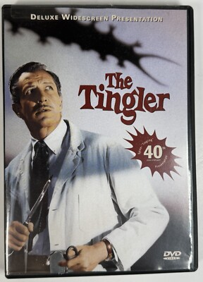 The Tingler DVD 1959 Vincent Price Widescreen Classic Creature Horror ...