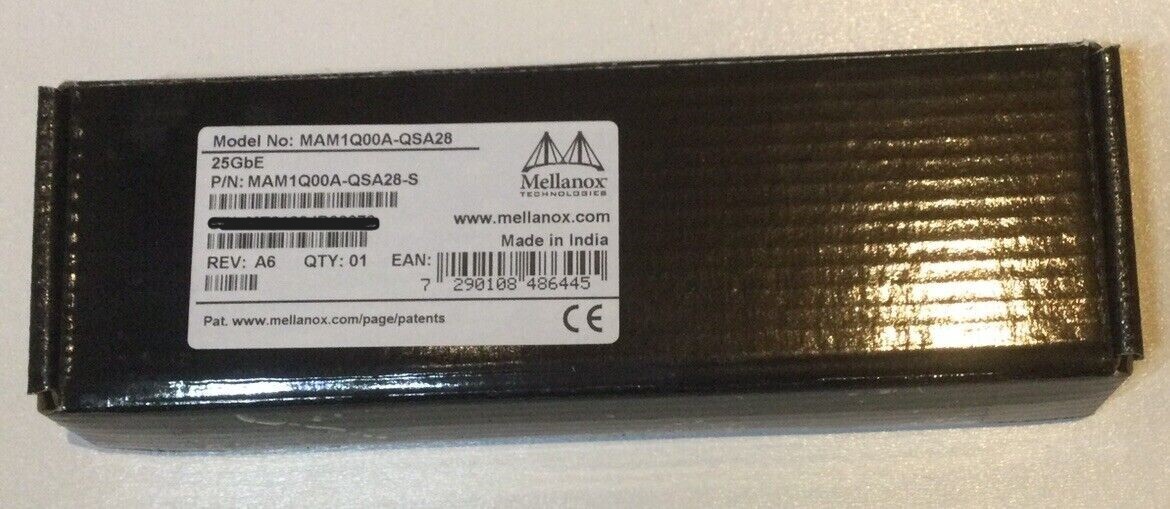 New In Box Mellanox MAM1Q00A-QSA28 100G to 25G MAM1Q00A-QSA28-S Adapter ...
