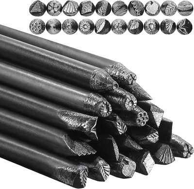 20 Packs Steel Punches 4 Mm Flower Punch Stamp Set Practical Metal ...