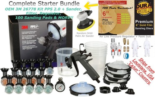 3M Performance Spray Gun Starter Kit 26778 + ALL IN ONE Automotive ...