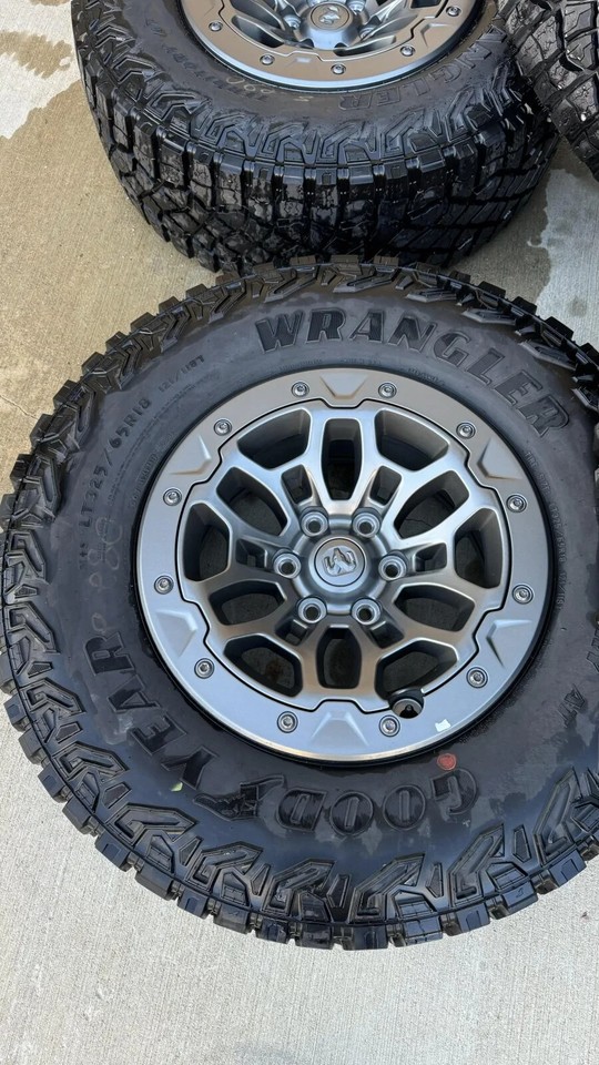 18" Ram TRX Final Edition Beadlock Bead Lock Wheels Rims Tires Factory ...