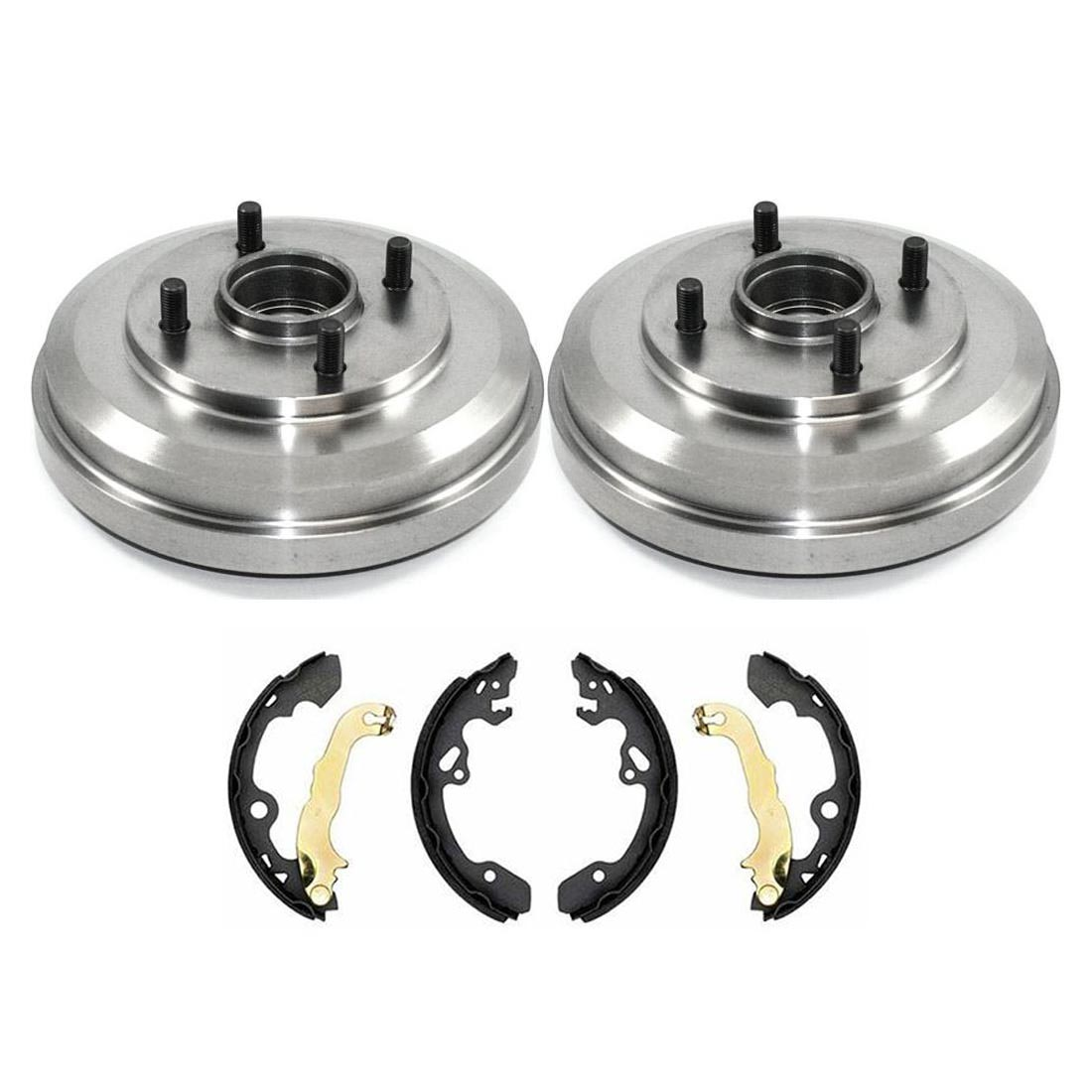 For 2009-2011 Ford Focus Rear Brake Drums & Brake Shoes Kit | eBay