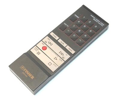 Original Fisher RVR-840 Home TV VCR Player Random Access Tuning Remote ...
