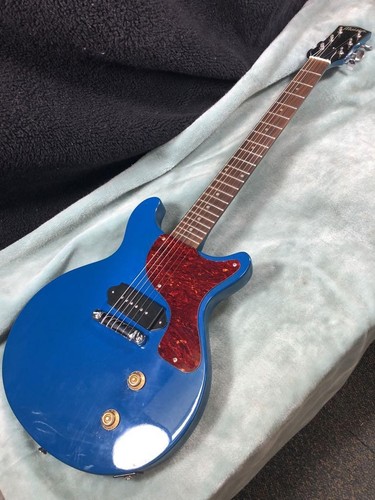 Electric Guitar Maison Les Paul Jr. DC Blue Double Cutaway Shipped from ...
