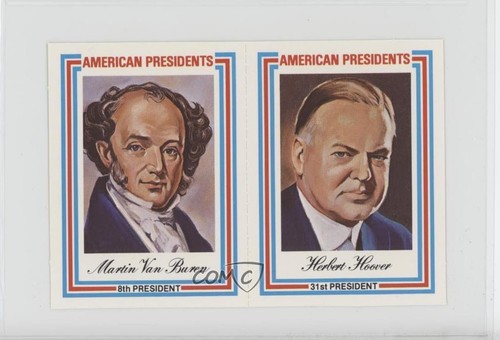 1975 Panographics American Presidents Pairs Martin Van Buren Herbert ...