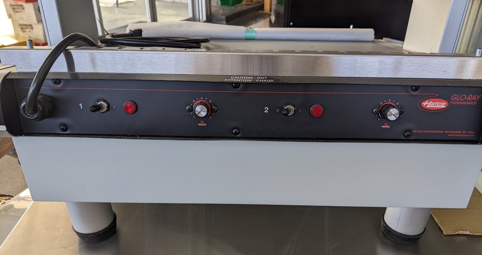 Hatco GRSDS-24D Glo-Ray Designer Slant Display Warmer, Countertop, (2) Shelves | eBay