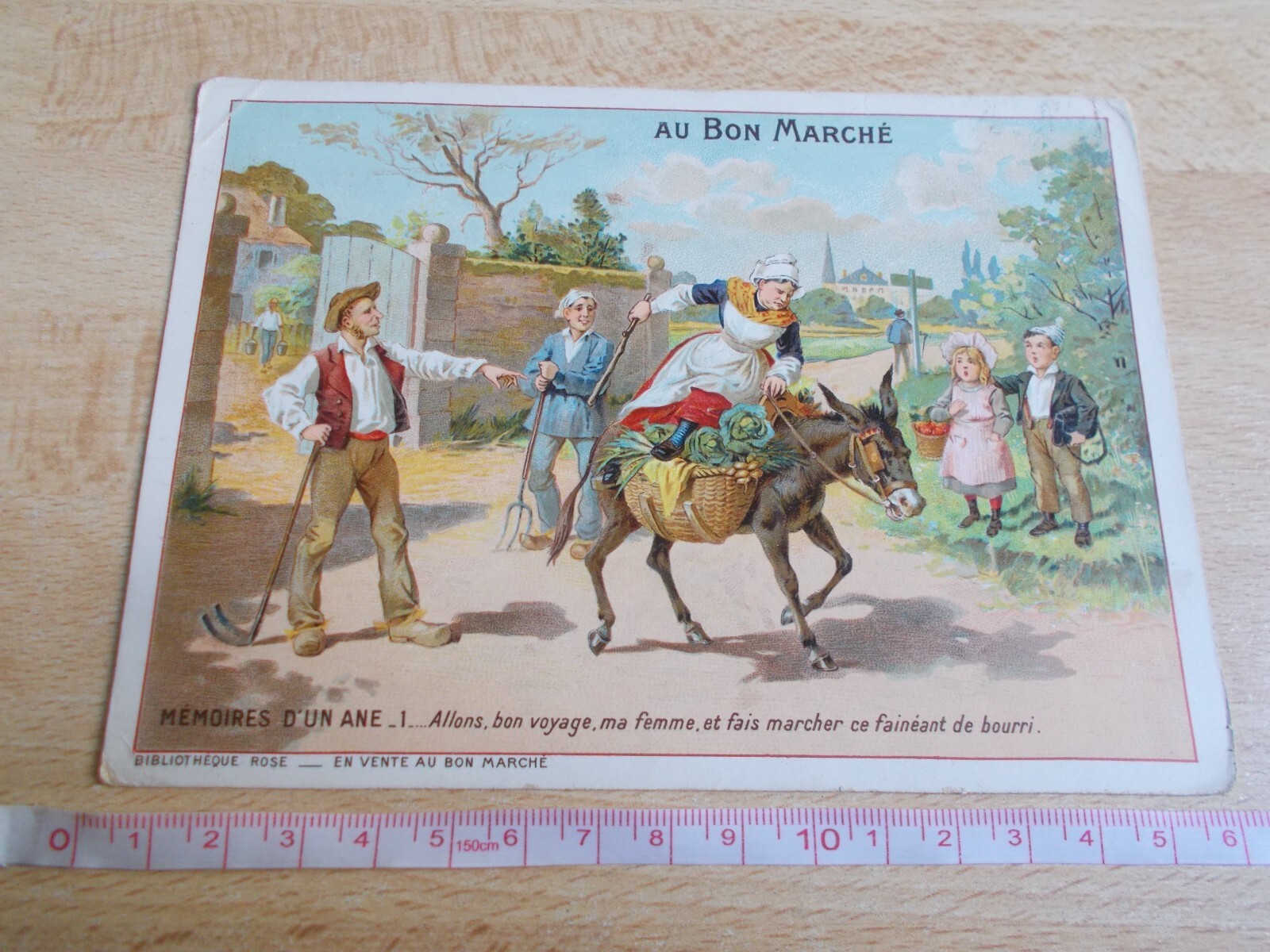 Card At The Good Market - Memories Of A Donkey - Imp. Minot | eBay