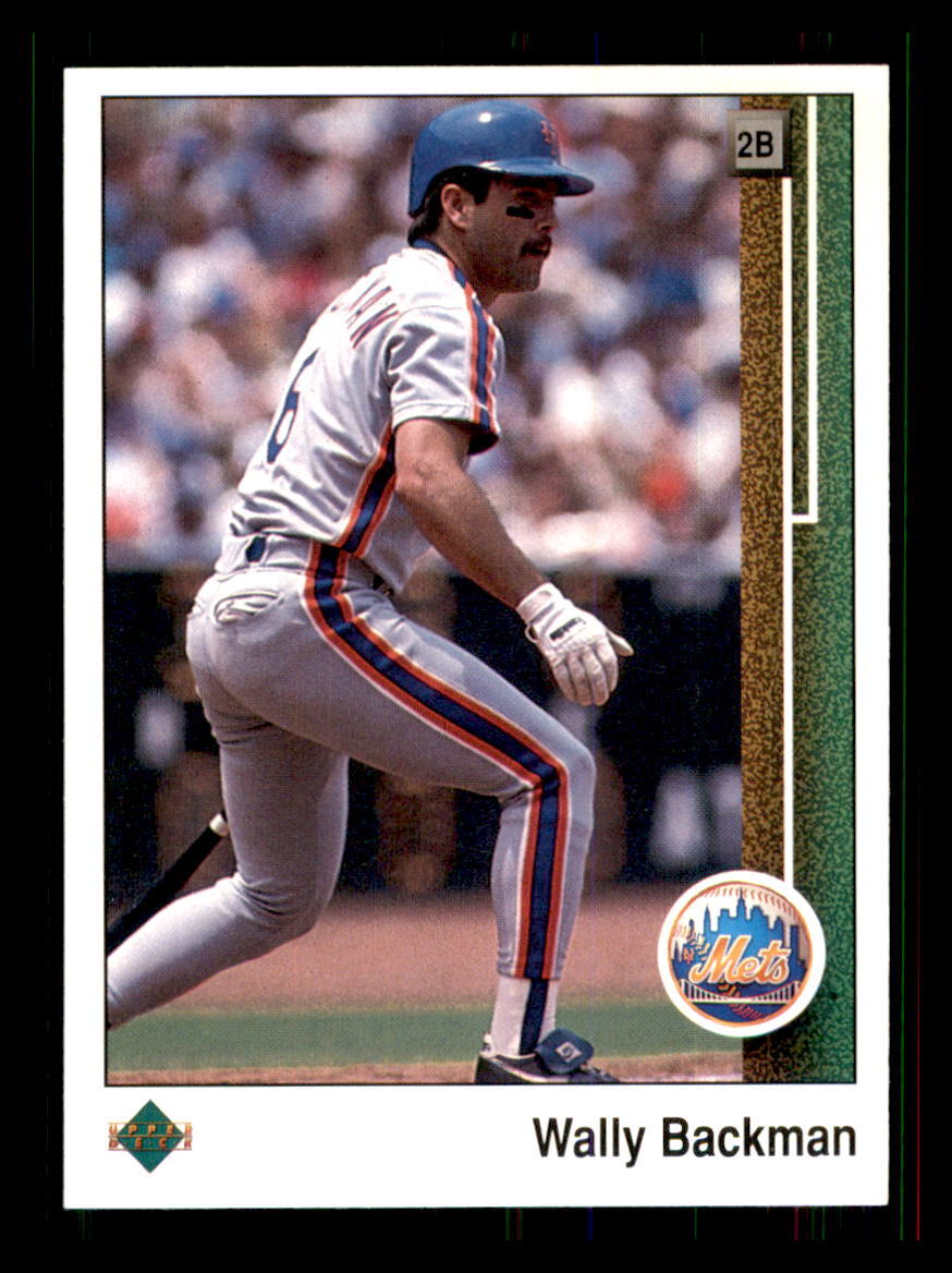 1989 BASEBALL 1989 Upper Deck Wally Backman New York Mets #188 1 | eBay