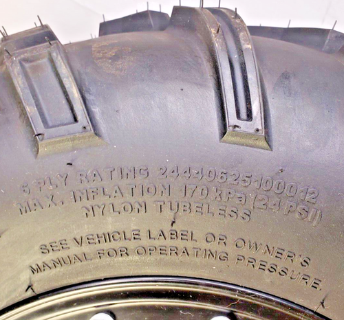 KUBOTA RTV X900 1100 1120 1140 TIREs WHEELs RIMs 25x10-12 440MAG 5/4.5 ...