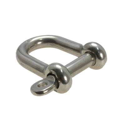 Qty 20 D Shackle Captive Pin M8 (8mm) x 32mm Marine Stainless A4 70 ...