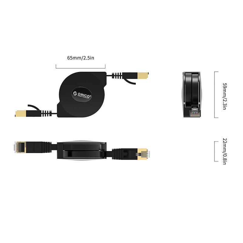 Portable ORICO Ethernet Cable Retractable Ethernet LAN Internet Network ...