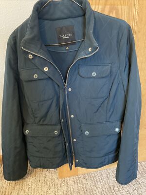 Talbots fall jacket sz med teal | eBay