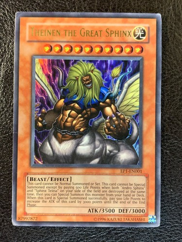 Theinen the Great Sphinx EPI-EN001 | Ultra Rare Foil | Yugioh YGO Yu-Gi ...