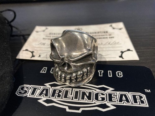 STARLINGEAR Puncher Slick Star Ring US size 9 Silver 925 w/Pouch ...