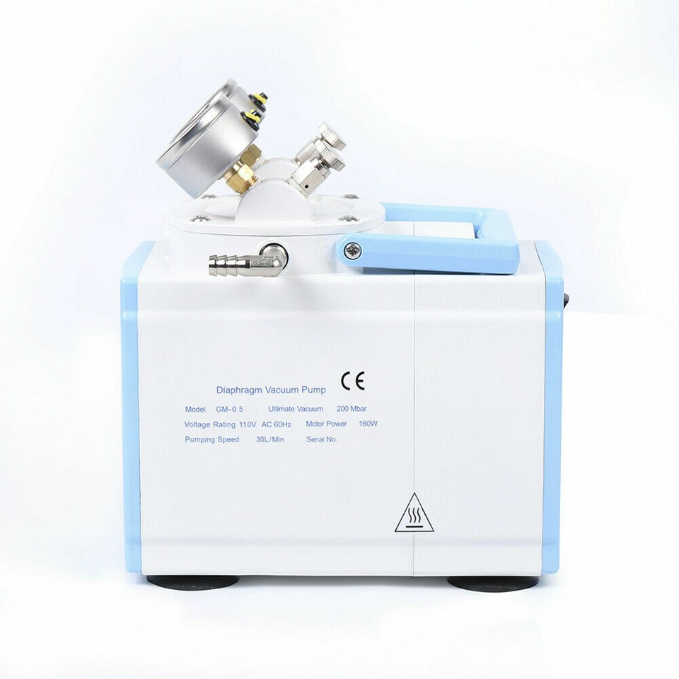 Portable Lab Oil Free Diaphragm Vacuum Pump Lab Vacuum Pump Adjustable ...