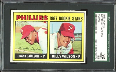 1967 Topps Baseball #402 Grant Jackson Billy Wilson SGC 8.5 | eBay