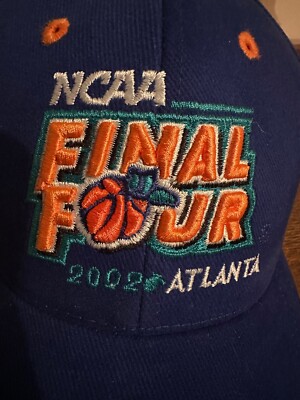 NEW Vintage 2002 NCAA FINAL FOUR Atlanta Basketball Adjustable Hat NWOT ...