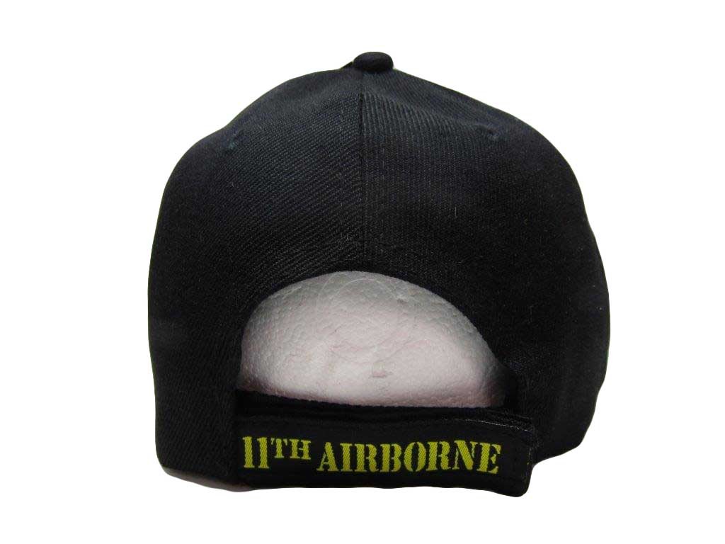 US Army 11th Airborne Division Angels Black Shadow Embroidered Cap ...