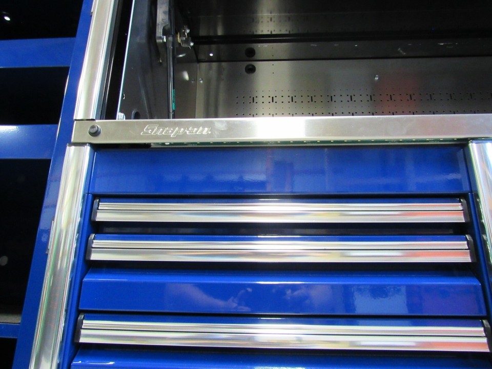 Snap On Midnight Blue 84" Epiq Toolbox, Stainless/LED Power Top & Side ...