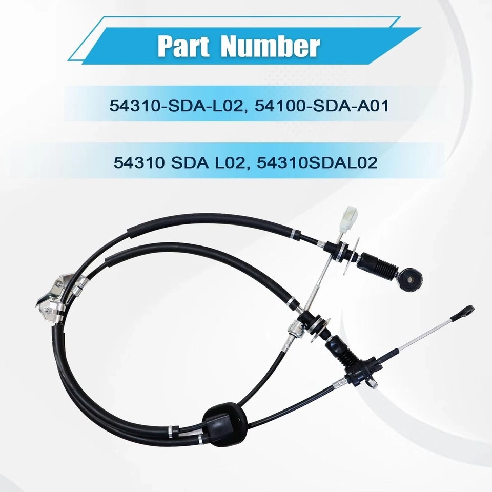 NLQR Transmission Manual Shifter Cables Compatible with Honda Accord ...