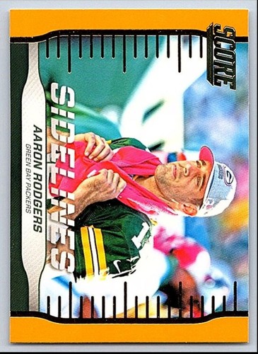 2016 Score Sidelines Gold Aaron Rodgers 5 | eBay