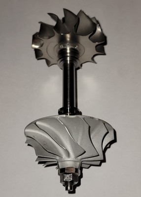 *Balanced* MHI TD05H 14B Turbo Turbine Shaft & Compressor Wheel / DSM ...