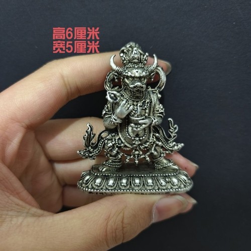 Tibetan Old Collection Bull Demon King Statue Tea Pet Table Fengshui ...