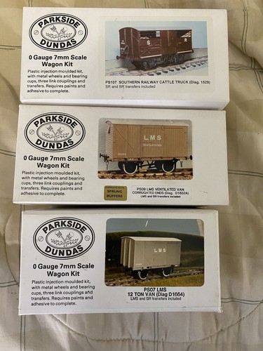Parkside Dundas O Gauge 7mm Wagon Kits US Seller 3 For 1 Price! LOOK | eBay