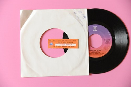 David Parton- Isn'T Elle Lovely/Love And Peace Of Mind 7 " 45 Promo ...
