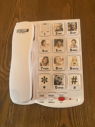Future Call Picture Care Phone FC-0613 w/10 One Touch Memory Picture Buttons | eBay