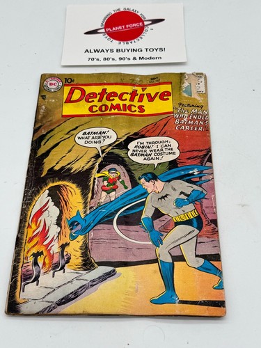 Detective Comics #247 DC 1st Appearance Professor Milo 1957 Silver Age ...