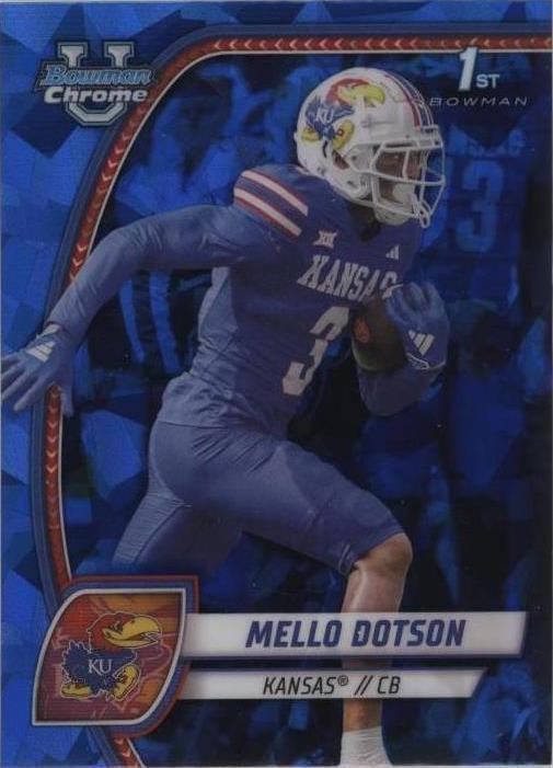2024 Bowman University Chrome Sapphire Edition - Mello Dotson #130 (RC ...
