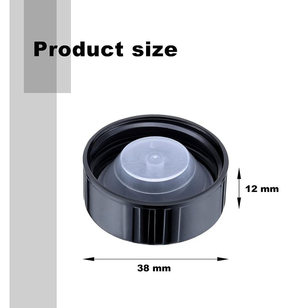 Black Phenolic Resin Cap 38mm Growler Caps Poly Cone Cap Cosmetic ...