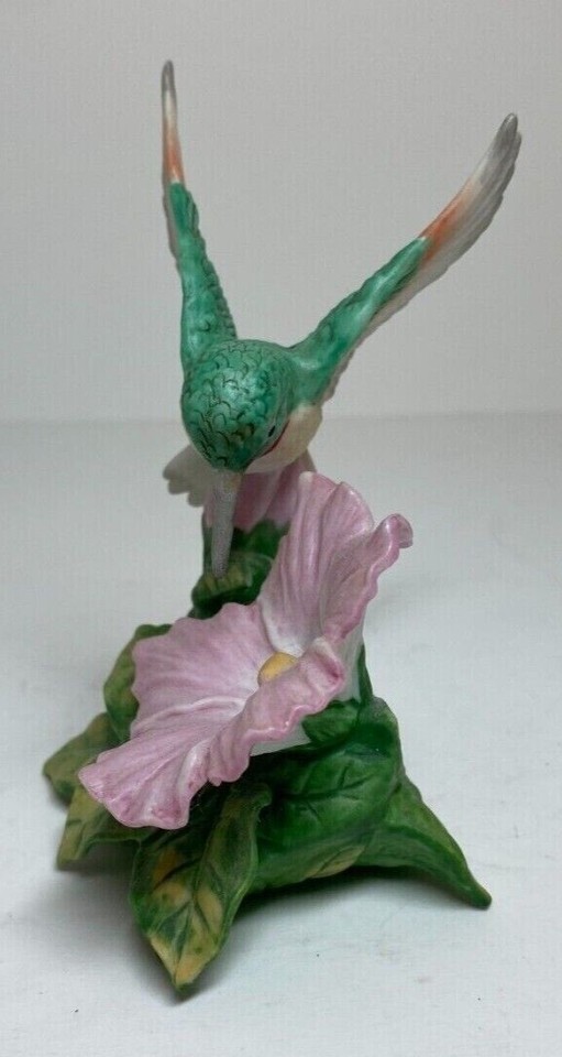 Hummingbird On A Flower Porcelain Figurine By Homco 1429 | eBay