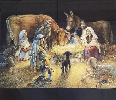 O Holy Night Fabric Quilting Panel | eBay
