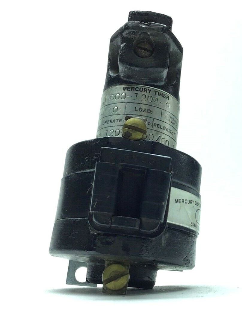 MERCURY TIMER DOO-120A-6 RELAY 120V 50/60HZ MDI | eBay