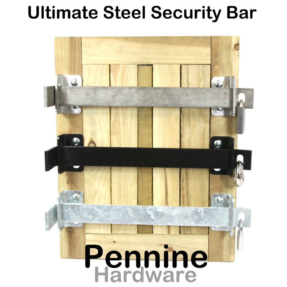 'ULTIMATE' Door & Window Sliding Steel Locking SECURITY BAR Shed Garage ...