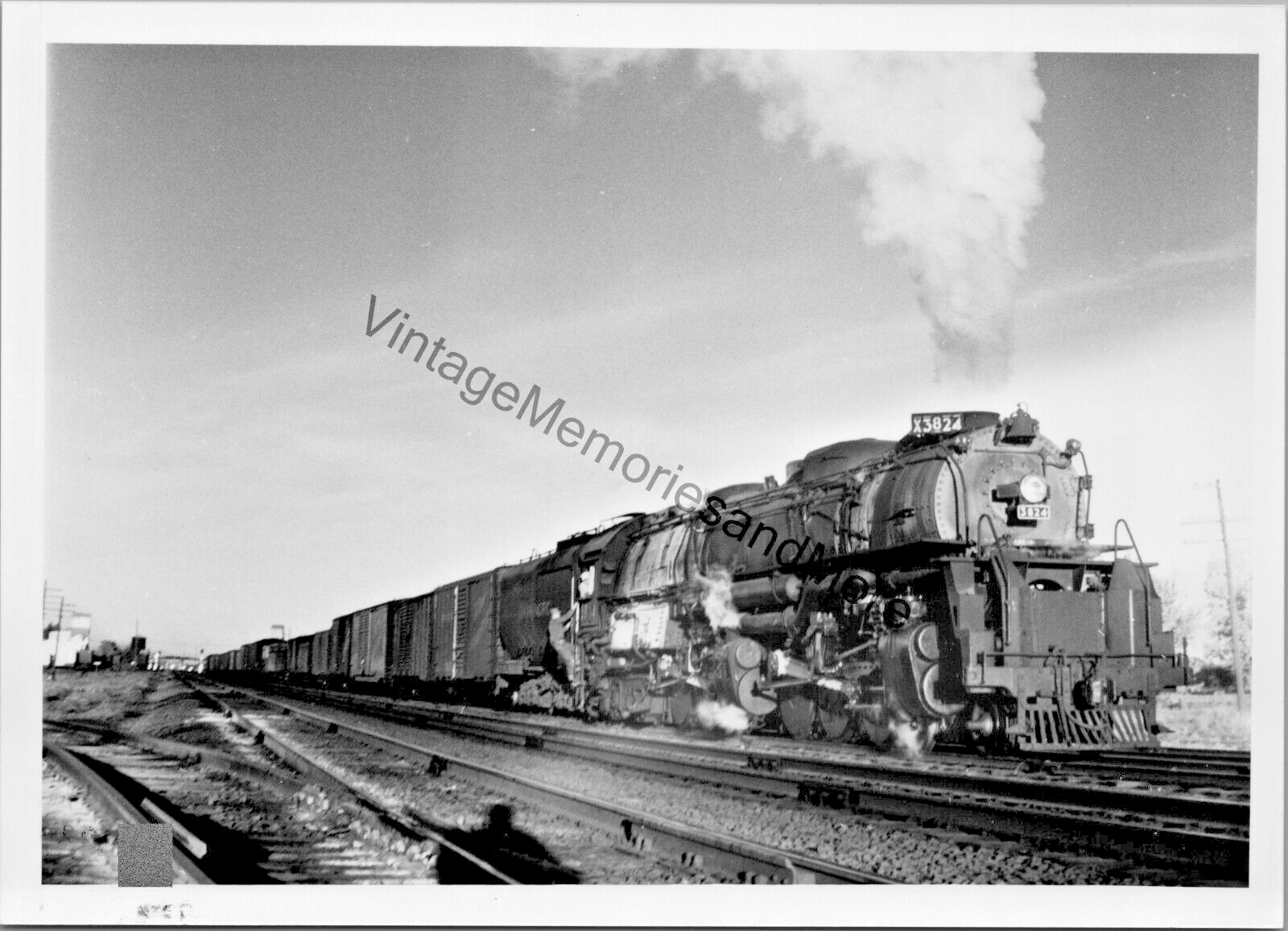 Vintage Union Pacific Railroad UP 3824 Steam Locomotive T2-290 | eBay